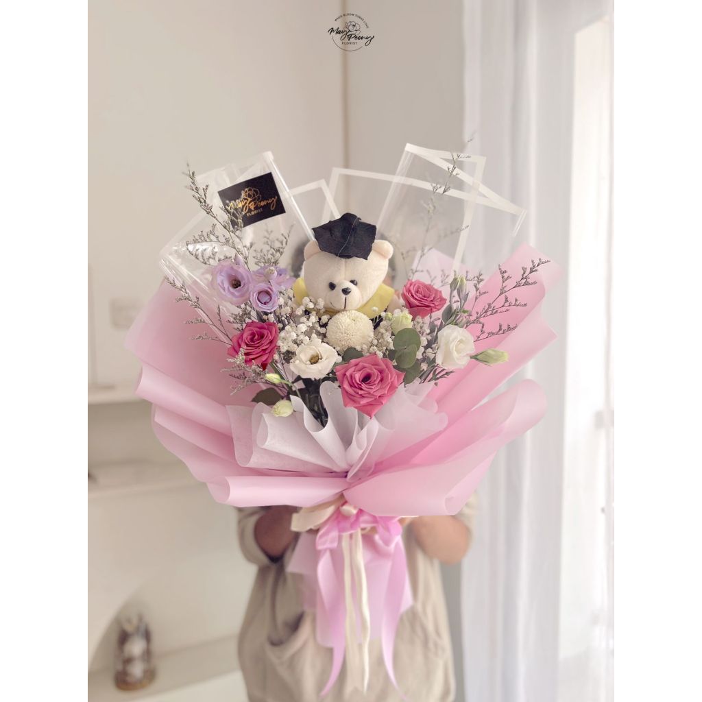 Jual FRESH FLOWER BOUQUET GRADUATION - BUKET BUNGA WISUDA BUKET WISUDA ...