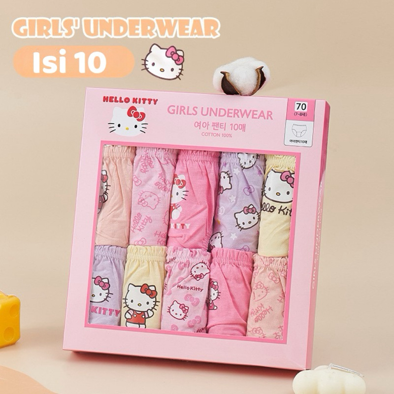 Jual Celana Dalam Anak ISI 10 Bahan Katun Elsa Hello Kitty Avengers ...