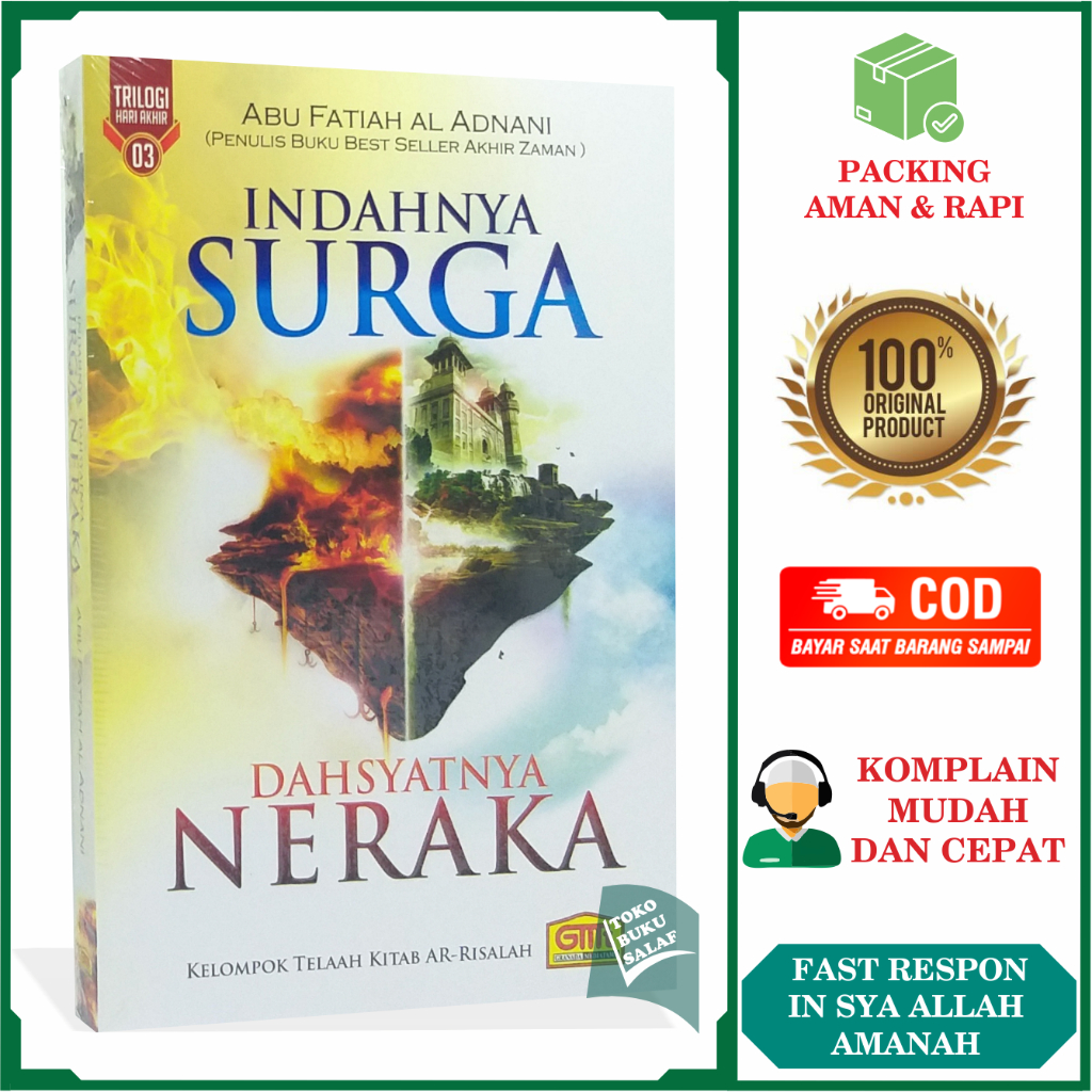 Jual Indahnya Surga Dahsyatnya Neraka Karya Abu Fatiah Al Adnani ...
