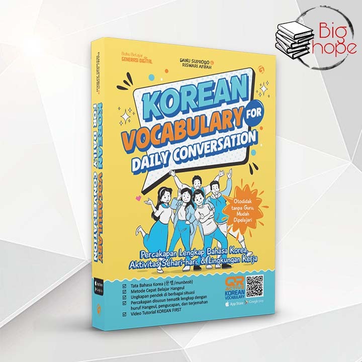Jual Buku Belajar Bahasa Korea - Korean Vocabulary For Daily Conversation - Kosakata Percakapan ...