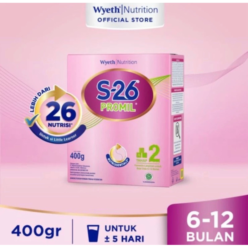 Jual S-26 Promil Tahap 2 Susu Formula Lanjutan Usia 6-12 Bulan Kotak ...