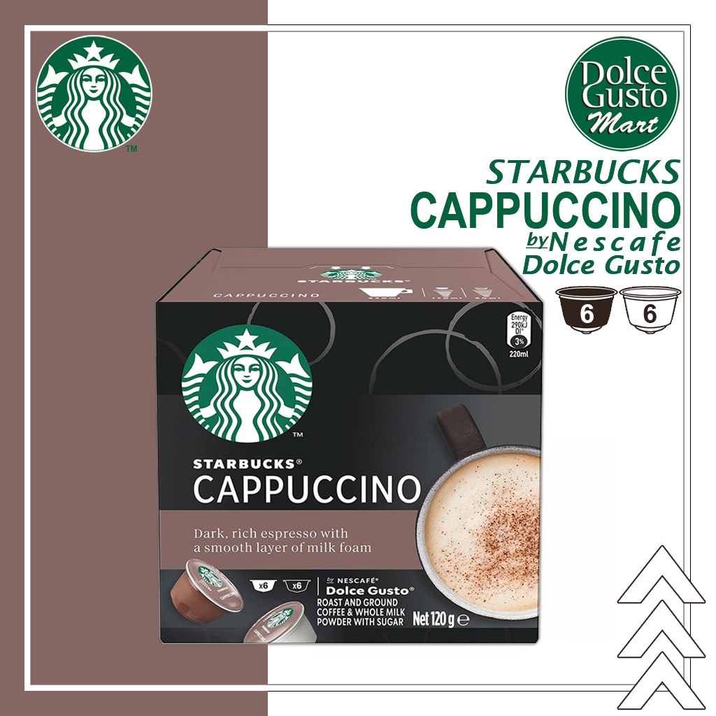 Jual Starbucks Cappuccino By Nescafe Dolce Gusto Capsule - Kopi Kapsul ...