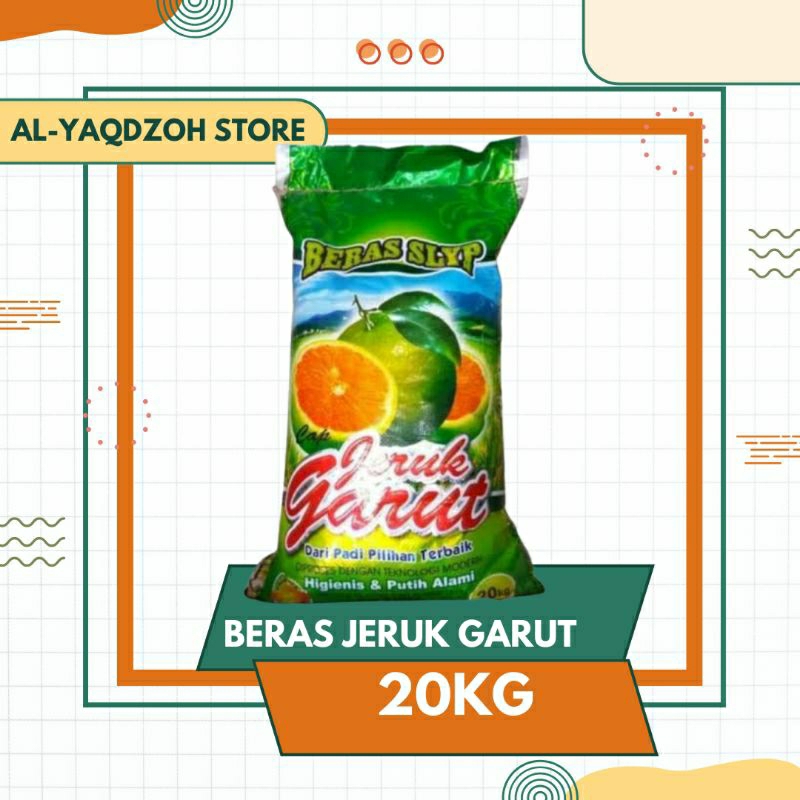 Jual Beras Premium | Cap Jeruk Garut 20Kg | ASLI 100% | Shopee Indonesia