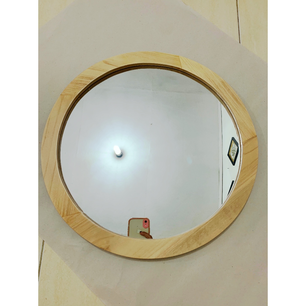 Jual Cermin Bulat Aesthetic - Kaca Cermin Gantung | Shopee Indonesia