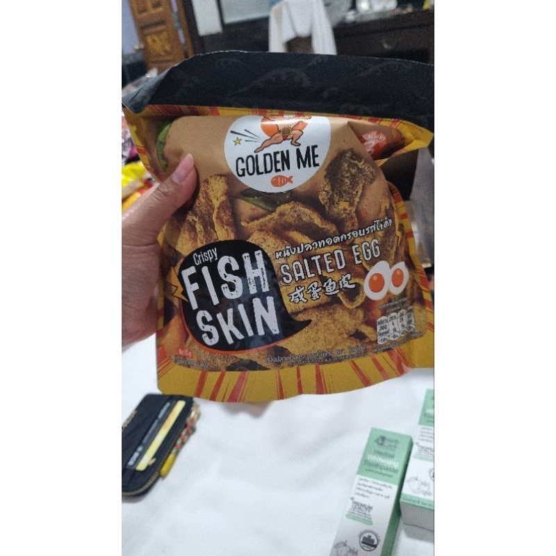 Jual Golden Me Fish Skin / Fish Skin Thailand / Fish Skin Salted Egg ...