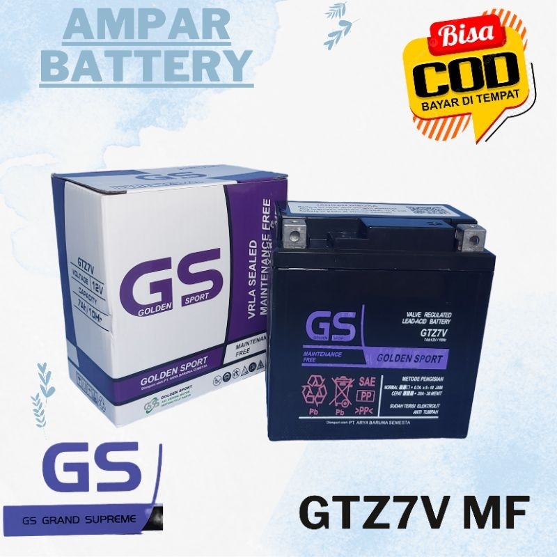 Jual Aki Motor Yamaha Nmax Old Aerox Lexi GS GOLDEN SPORT GTZ7V MF ACCU ...