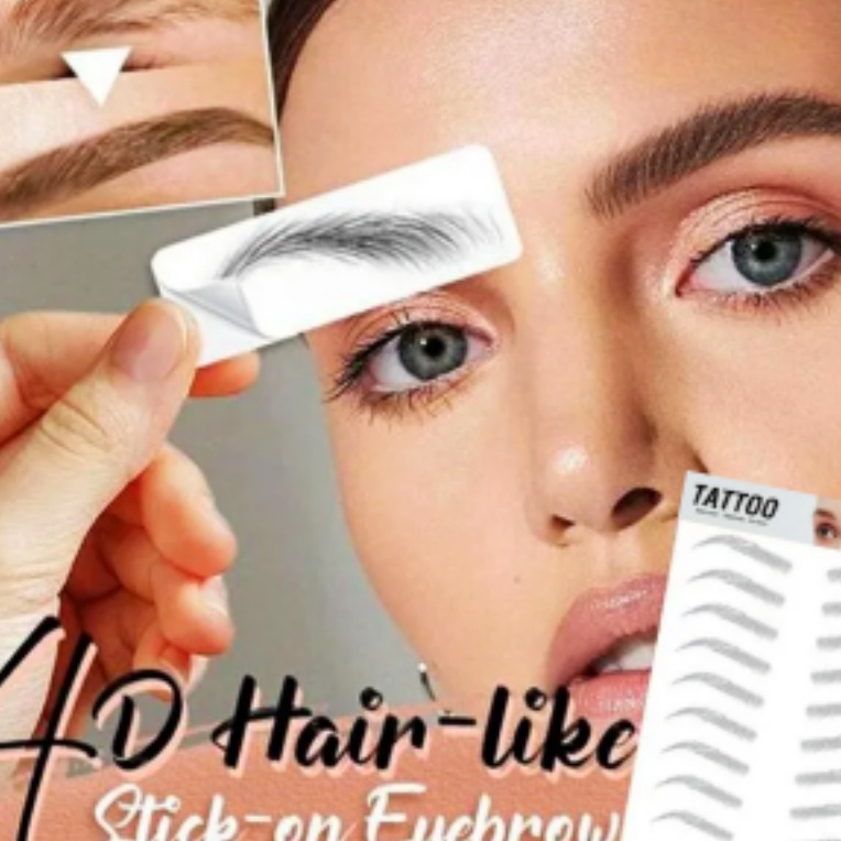 Jual GROSIR Stiker Alis 4D Eyebrow Tattoo Alis Waterproof Sticker Tato ...