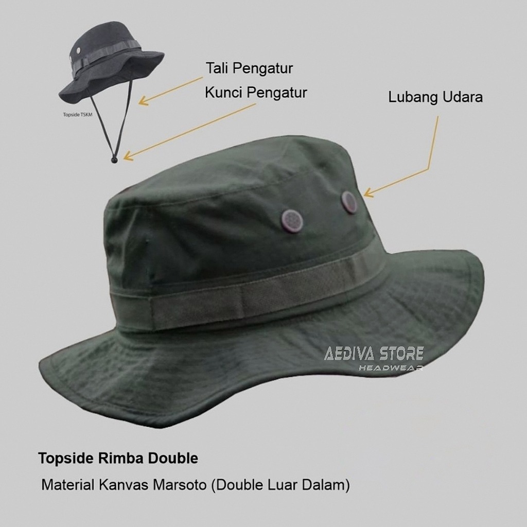 Jual Topi Rimba Gunung Outdoor Hiking Pria Wanita Anti Panas Ringan ...