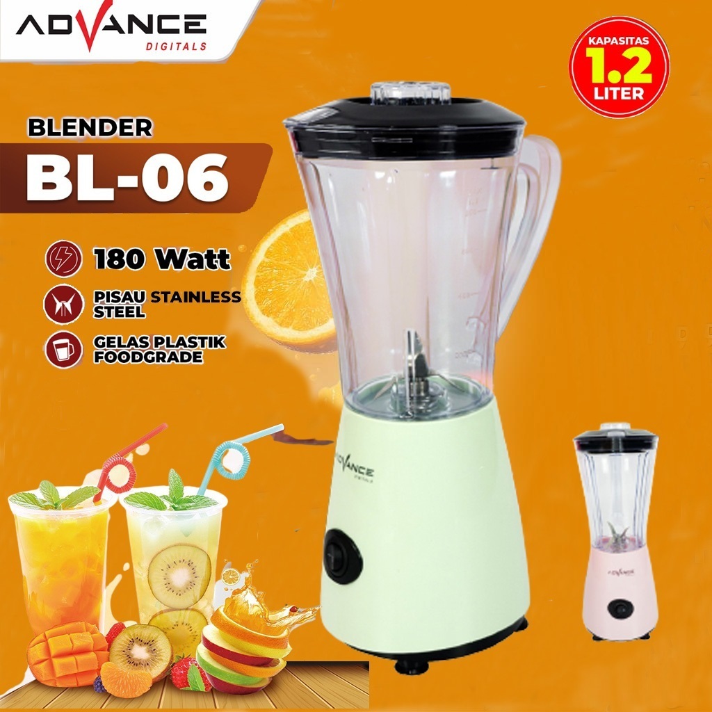 Jual Advance Blender BL06 / Blender Jus - Blender Buah Warna Pink dan Hijau / blender juice ...
