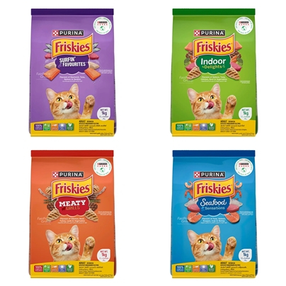 Jual Friskies Delish Cat Dry Food 1kg (Surf & Turf, Indoor Delights ...