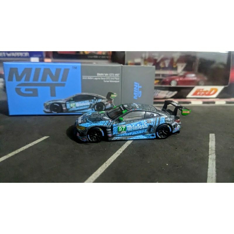 Jual Diecast Mini GT BMW M4 GT3 #97 2023 IMSA Laguna Seca GTD 2nd Place ...