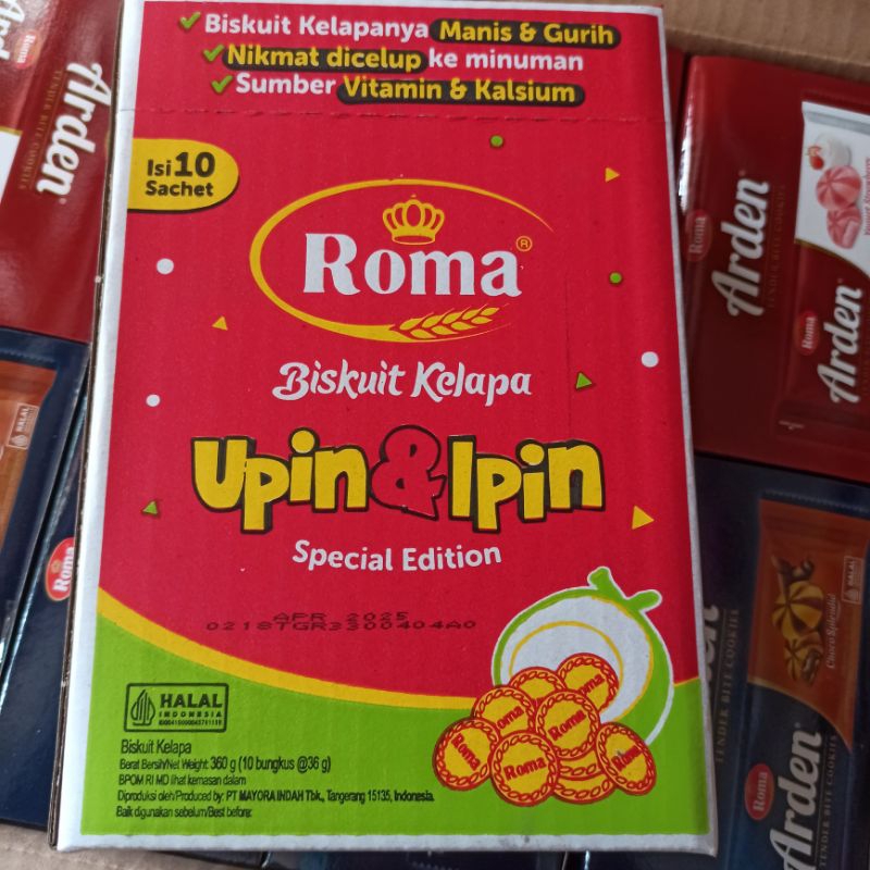 Jual Biskuit Roma Kelapa Coconut Sachet Ukuran Lebih Besar | Shopee ...