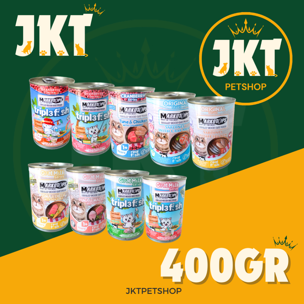 Jual Markotops Kaleng 400gr makanan kucing basah markotop KALENG ...