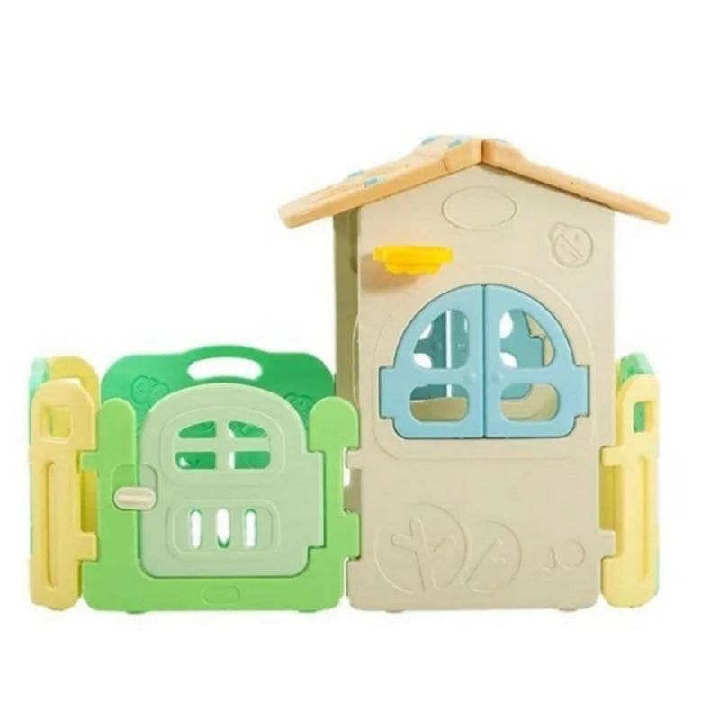 Jual Rumah rumahan set pagar rumah kids playhouse fence house ...