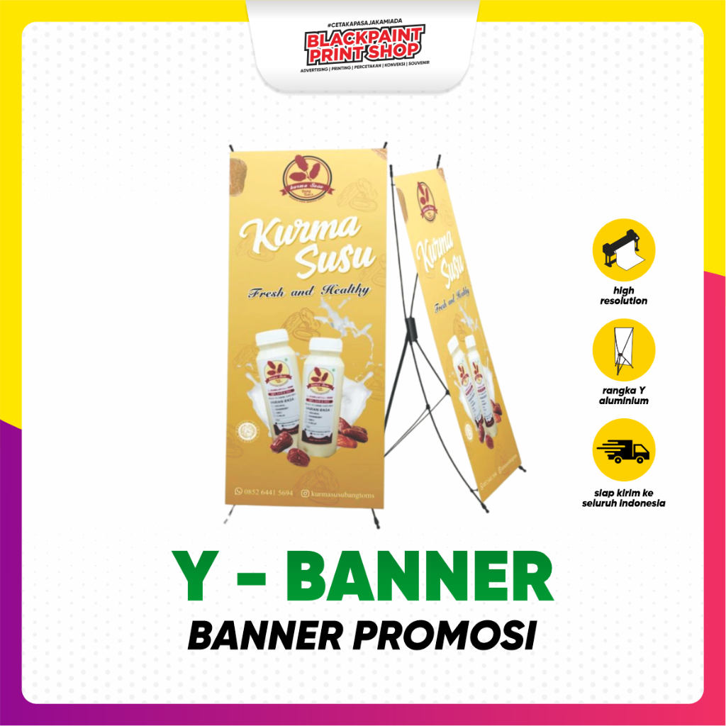 Jual Y Banner / Banner Display / Banner Wisuda / Sempro / Wedding ...