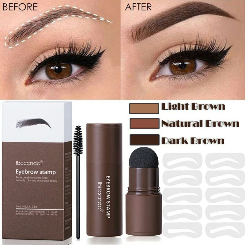 Jual EYEBROW STAMP POWDER INSTAN EYEBROW / PENSIL ALIS BUBUK FULL SET ...