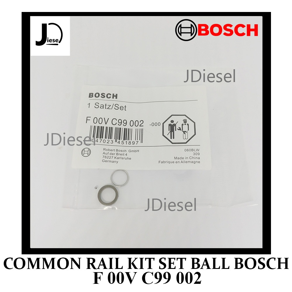 Jual BOSCH COMMONRAIL INJECTOR KIT SET VALVE F00VC99002 F 00V C99 002 ...