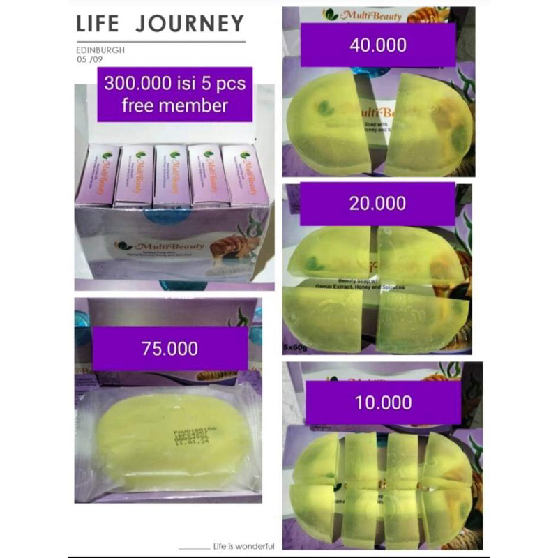 Jual SABUN MULTI BEAUTY kemasan 1/2 bar | Shopee Indonesia