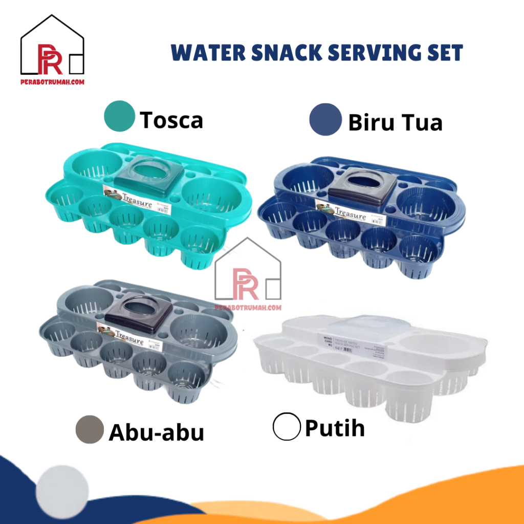 Jual Set Tempat Rak Toples & Air Mineral Gelas - Water Snack Serving ...