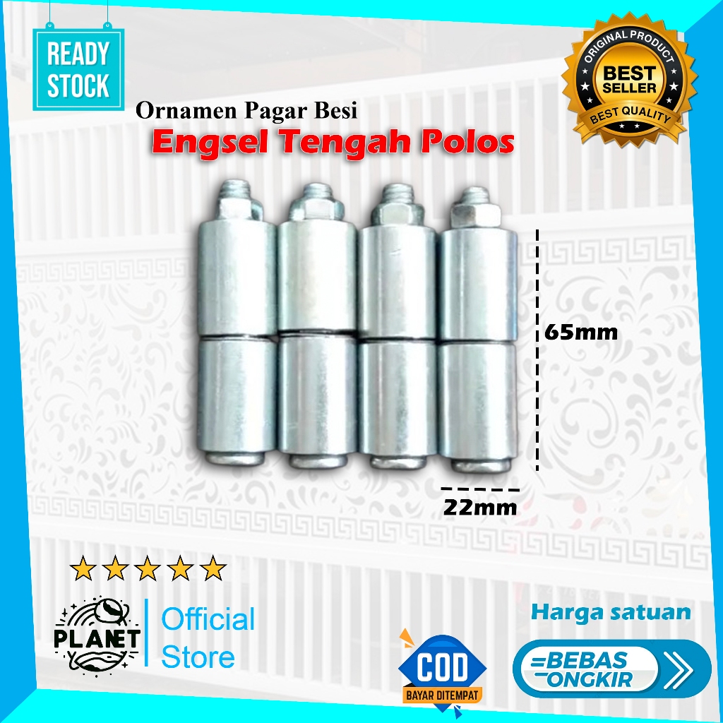 Jual ENGSEL TENGAH HANDESRSON BOSS 2 PINTU BESI ENGSEL TUMPUK 2 UNTUK ...