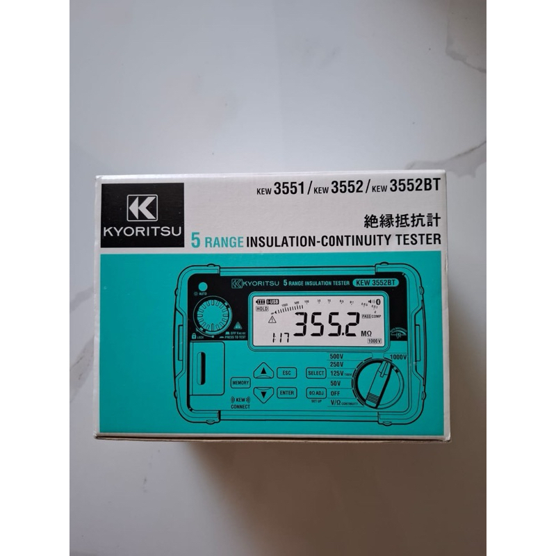 Jual Kyoritsu KEW3552 Measuring Digital Insulation Tester Megger ...