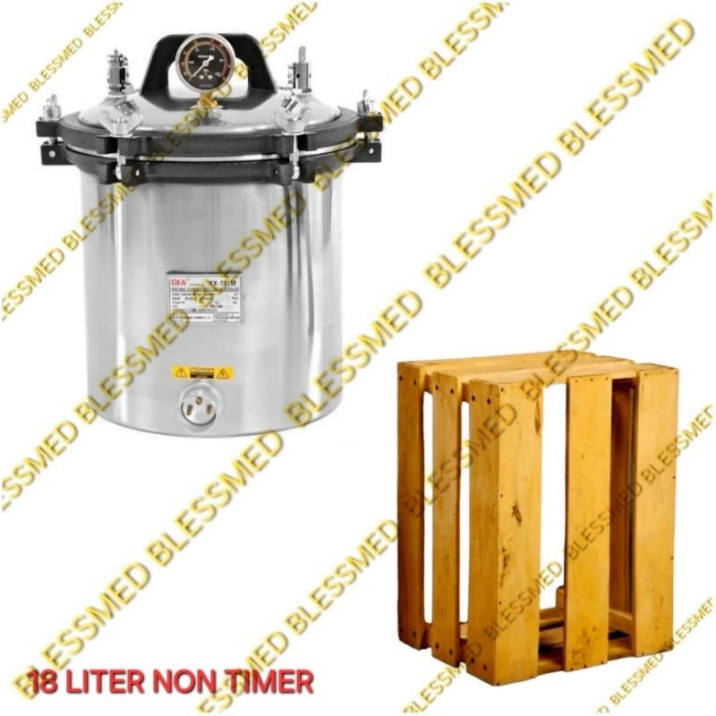 Jual Autoclave GEA 18 Liter YX18LM Non Timer (18 Liter Tanpa Timer ...