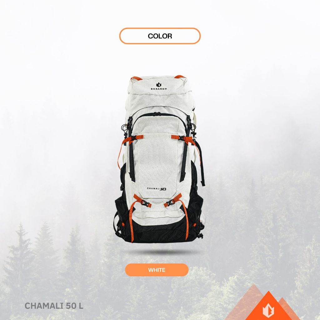 Jual BOGABOO CHAMALI 50 Liter - Tas Gunung carrier Ultralight 50 L - Tas Keril BOGABOO Seri ...