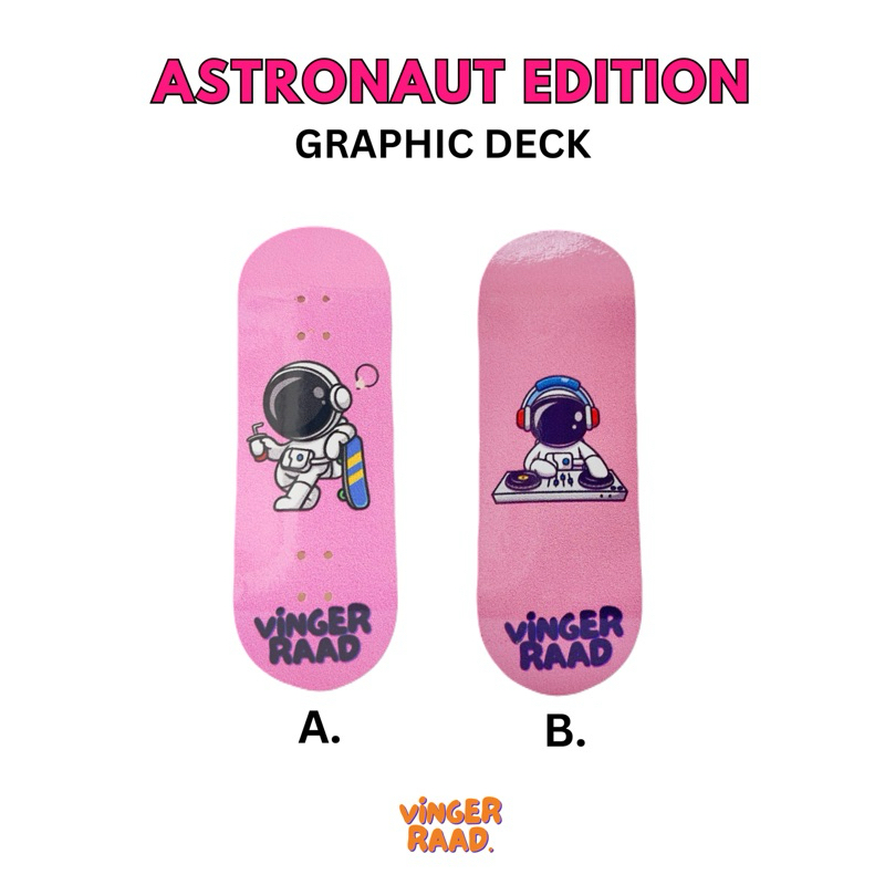 Jual Vinger Raad Astronaut Skateboard Real Wear Graphic American Wood ...