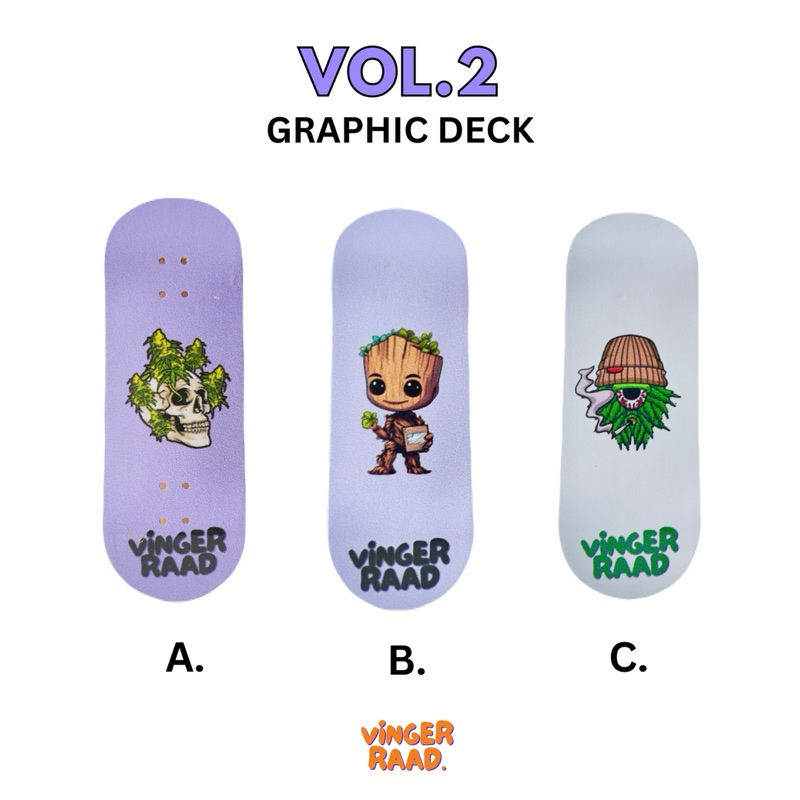 Jual Vinger Raad Vol.2 Skateboard Real Wear Graphic American Wood ...