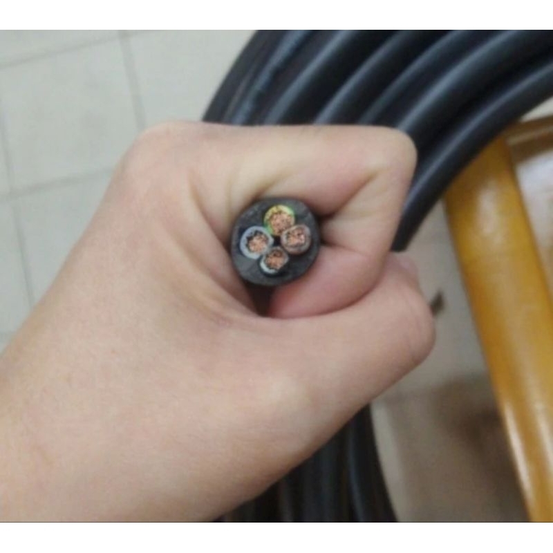 Jual Kabel Listrik Serabut NYYHY 4x6 Supreme Hitam NYYHY 4 x 6 mm2 Black Ecer (per meter ...