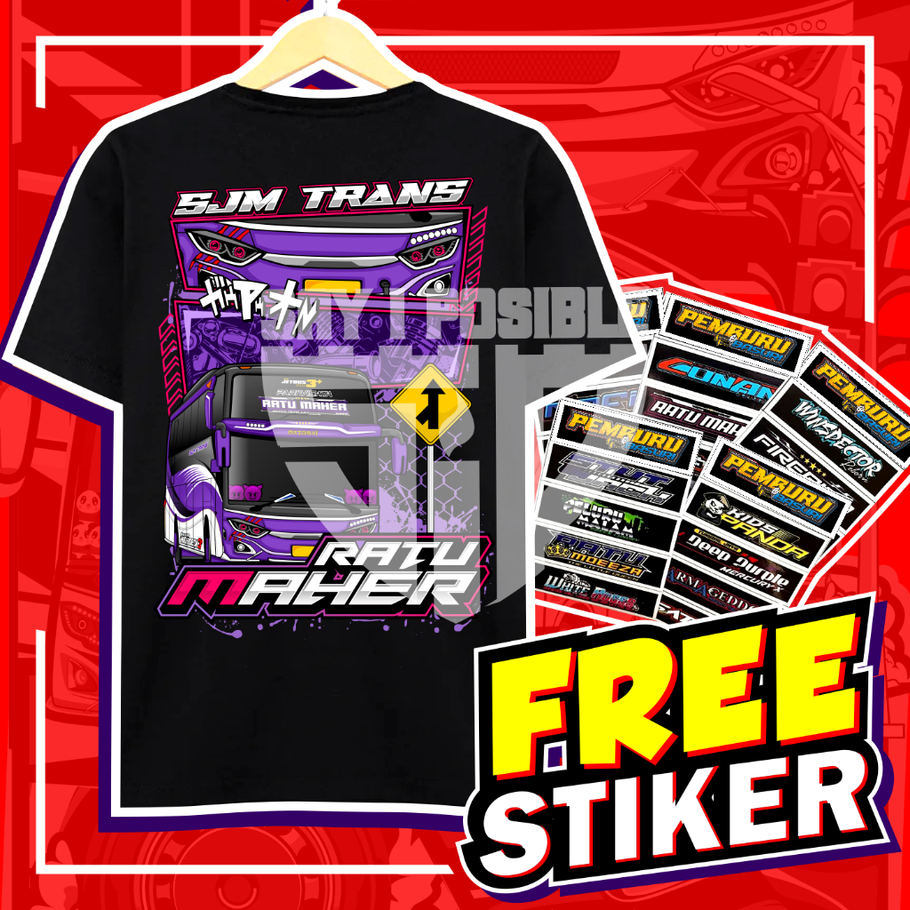 Jual ( FREE STIKER ) BAJU KAOS BUSMANIA SJM RATU MAHER V3 DK EDITION ...