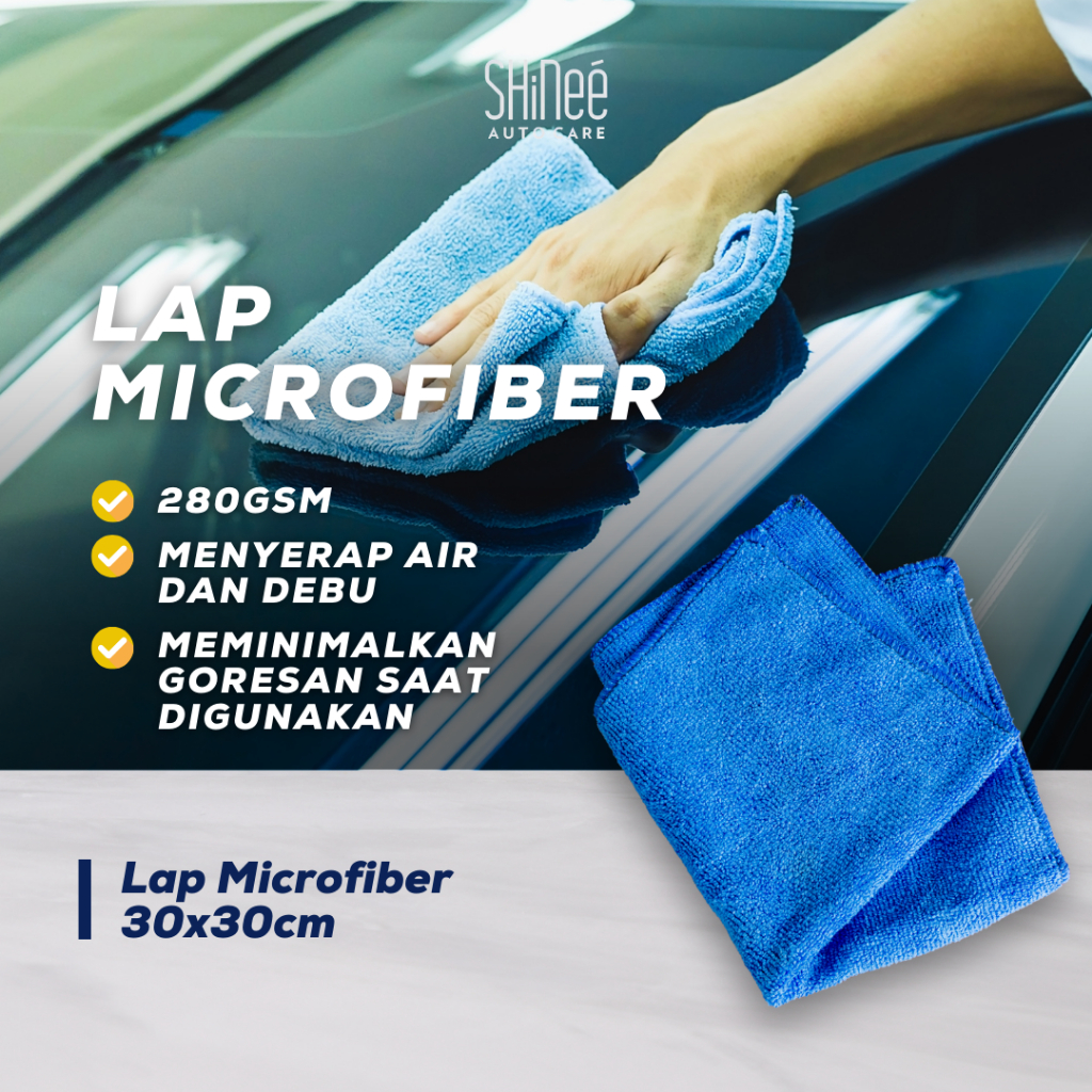 Jual Kain Lap Microfiber Cloth buat Poles Pengkilap Body dan Kaca Mobil ...
