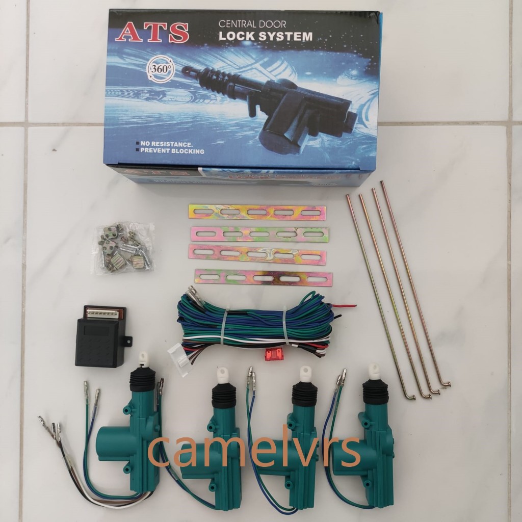 Jual Central Lock/ Door Lock Set Complite ATS | Shopee Indonesia