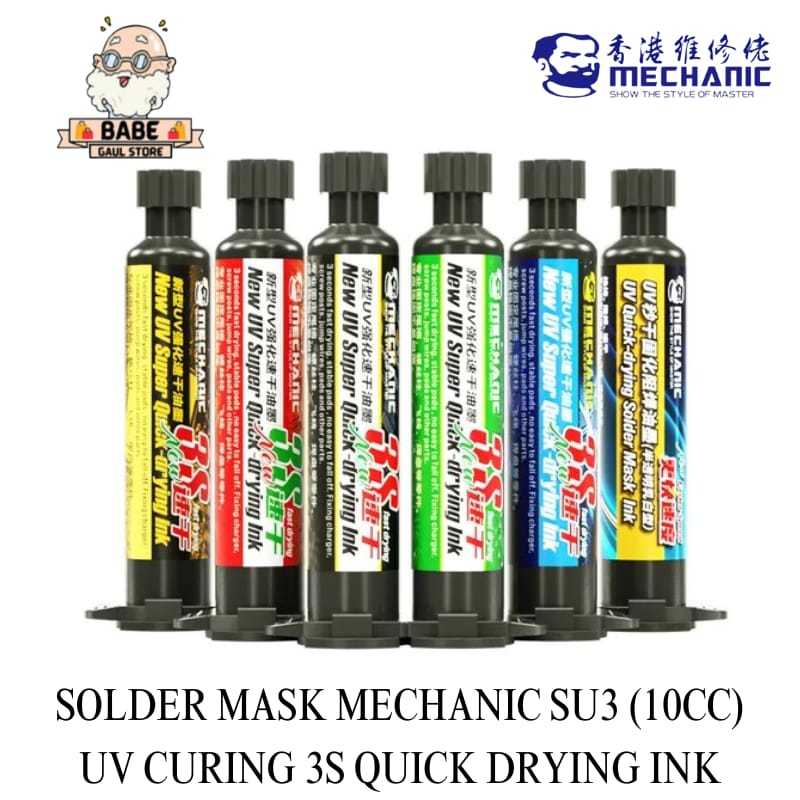 Jual CAT PCB MECHANIC SU3 (10CC) UV CURING 3S DRYING INK SOLDER MASK ...