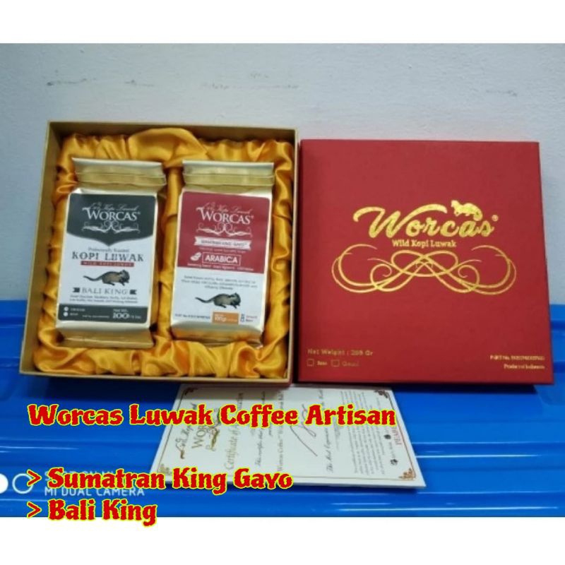 Jual Worcas Luwak Coffee Artisan, Sumatran King Gayo & Bali King ...