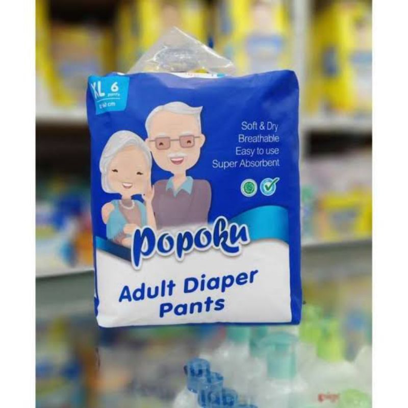 Jual Popoku Adult Diaper Pants XL6 | Shopee Indonesia