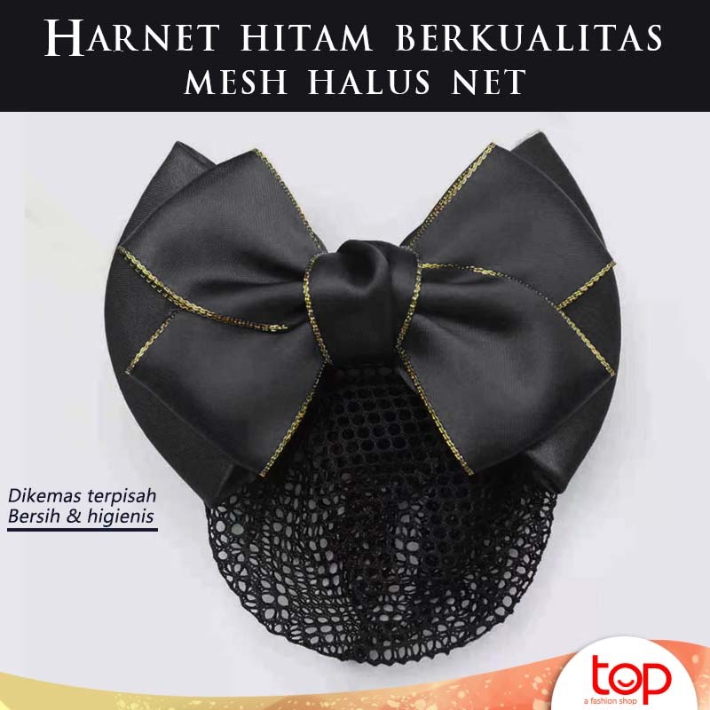 Jual Jepit Rambut Jepitan Harnet Pita Net Cepol Sanggul Mesh Halus Net ...