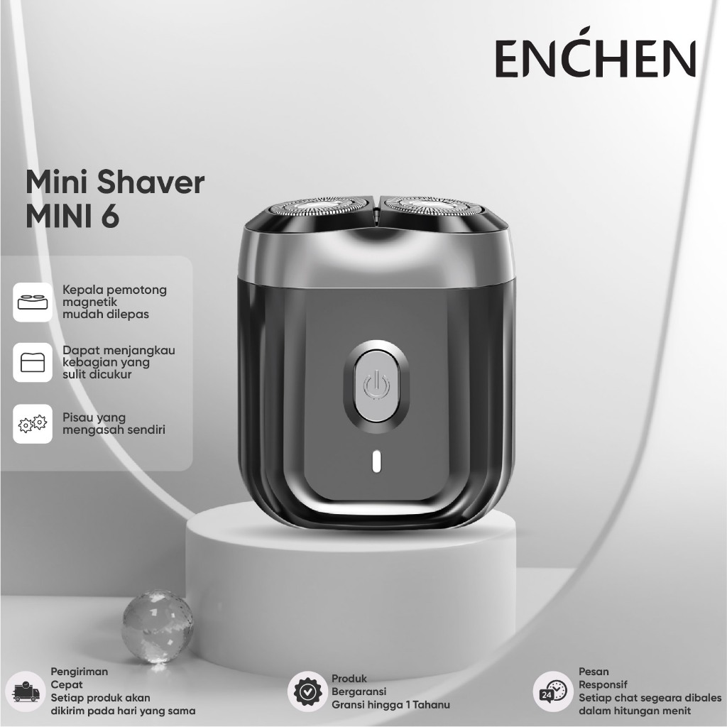 Jual ENCHEN Mini 6 Portable Mini Shaver Alat Cukur Jenggot Elektrik ...