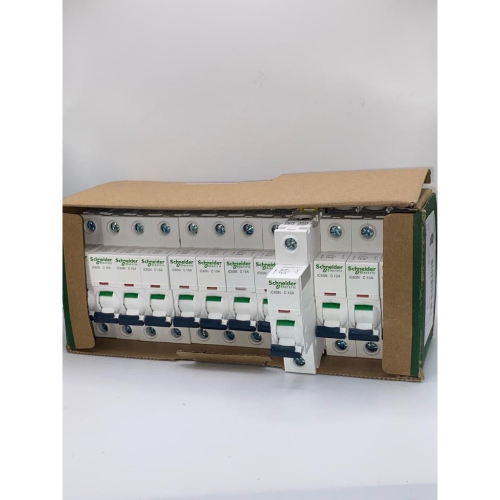Jual MCB SCHNEIDER IC60N 1P 10A 1phase 6kA A9F74110 MINIATUR CIRCUIT ...