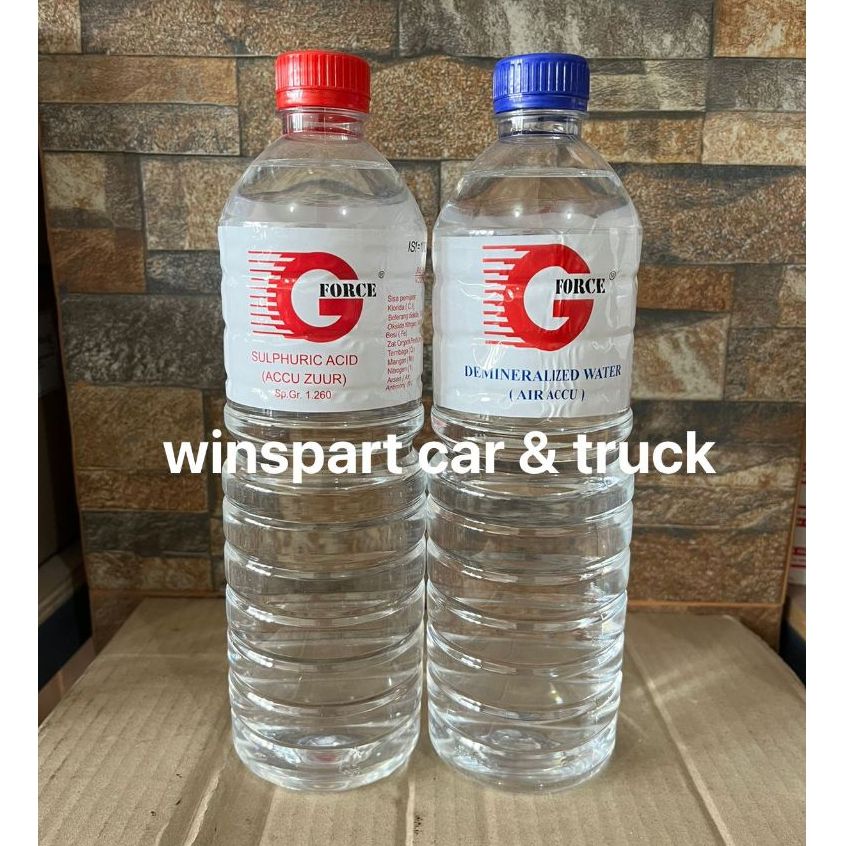Jual Air Accu dan Air Zuur // Air Hujan dan Air Aki GFORCE Kemasan 1 ...