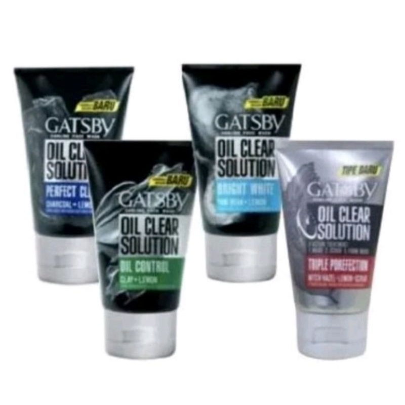 Jual GATSBY COOLING Facial Wash 100gr Perfect Clean / Oil Control / Bright White / Triple ...