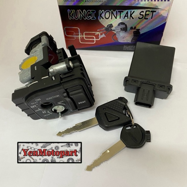 Jual KUNCI KONTAK KEY SET REMOTE SCOOPY FI 2016 ( 3501A - K16 - A40 ...