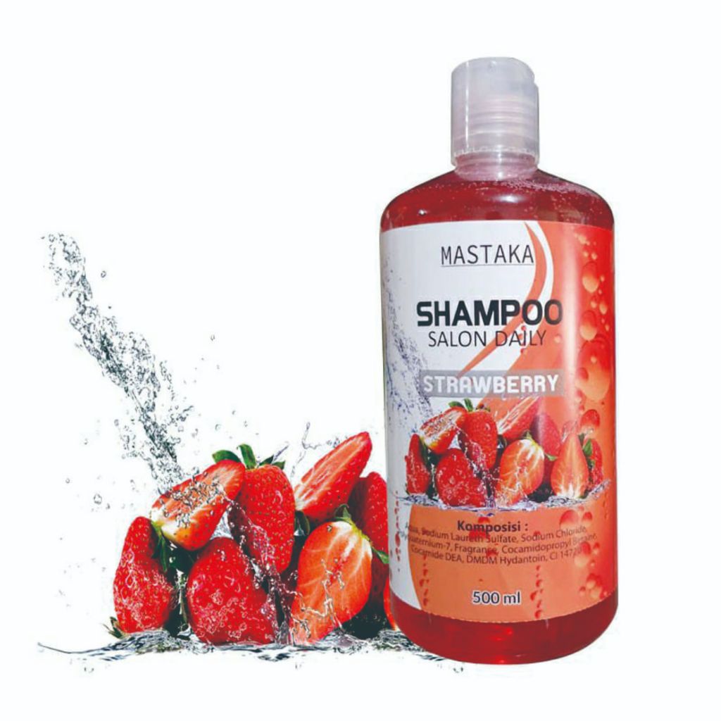 Jual SALON DAILY SHAMPOO MASTAKA 500ML DEWASA & ANAK ANAK - STRAWBERRY ...