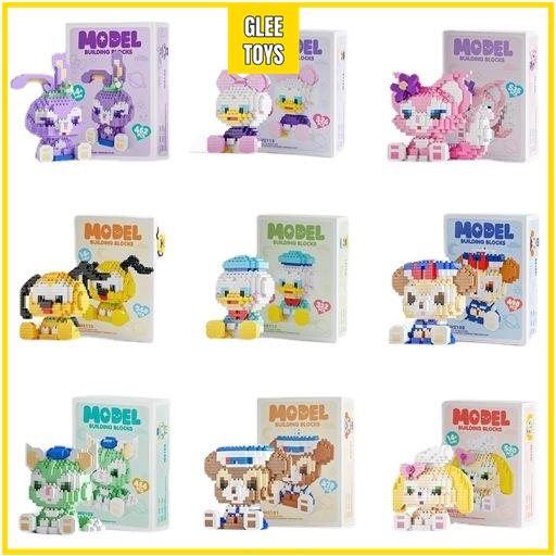 Jual GLee Mini Blok Mainan Edukatif Karakter Kartun Lucu Balok Susun ...