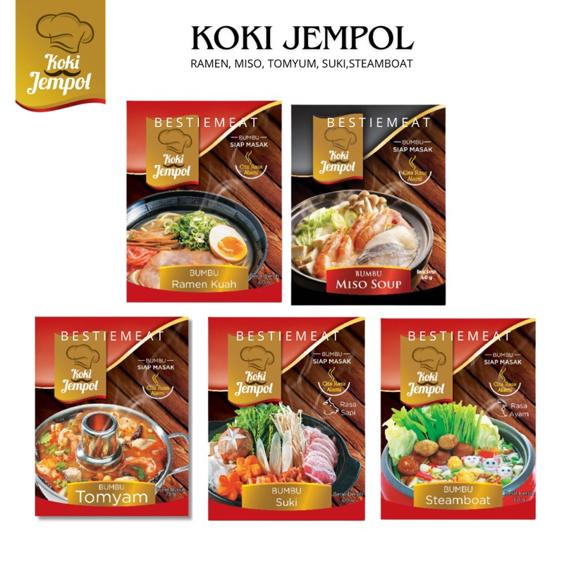 Jual Koki Jempol Rasa Tomyum/ Suki/ Steamboat/ Bakso/ Ramen/ Miso ...