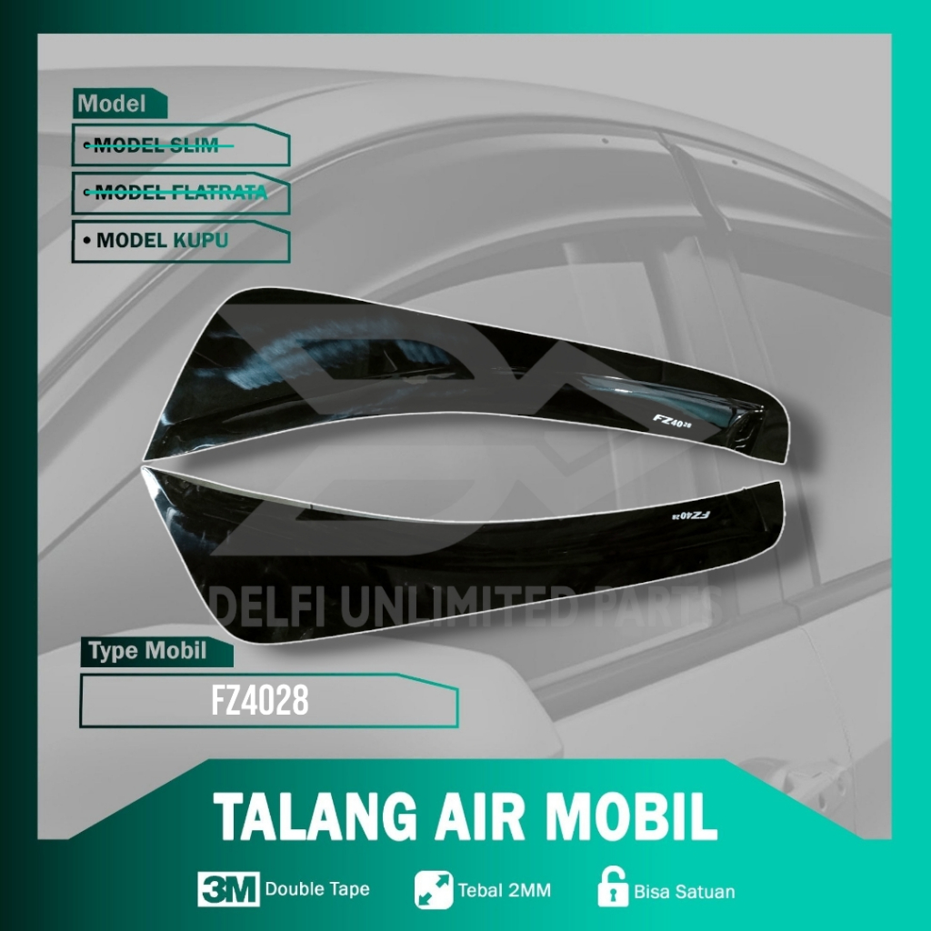 Jual Talang Air Mobil Satuan Mitsubishi FZ 4028 Model Kupu | Shopee ...