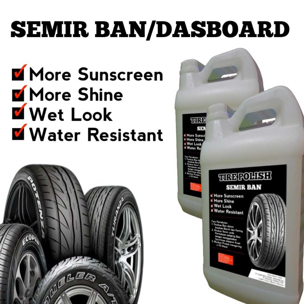 Jual SEMIR BAN/DASBOARD 5 LITER | Shopee Indonesia