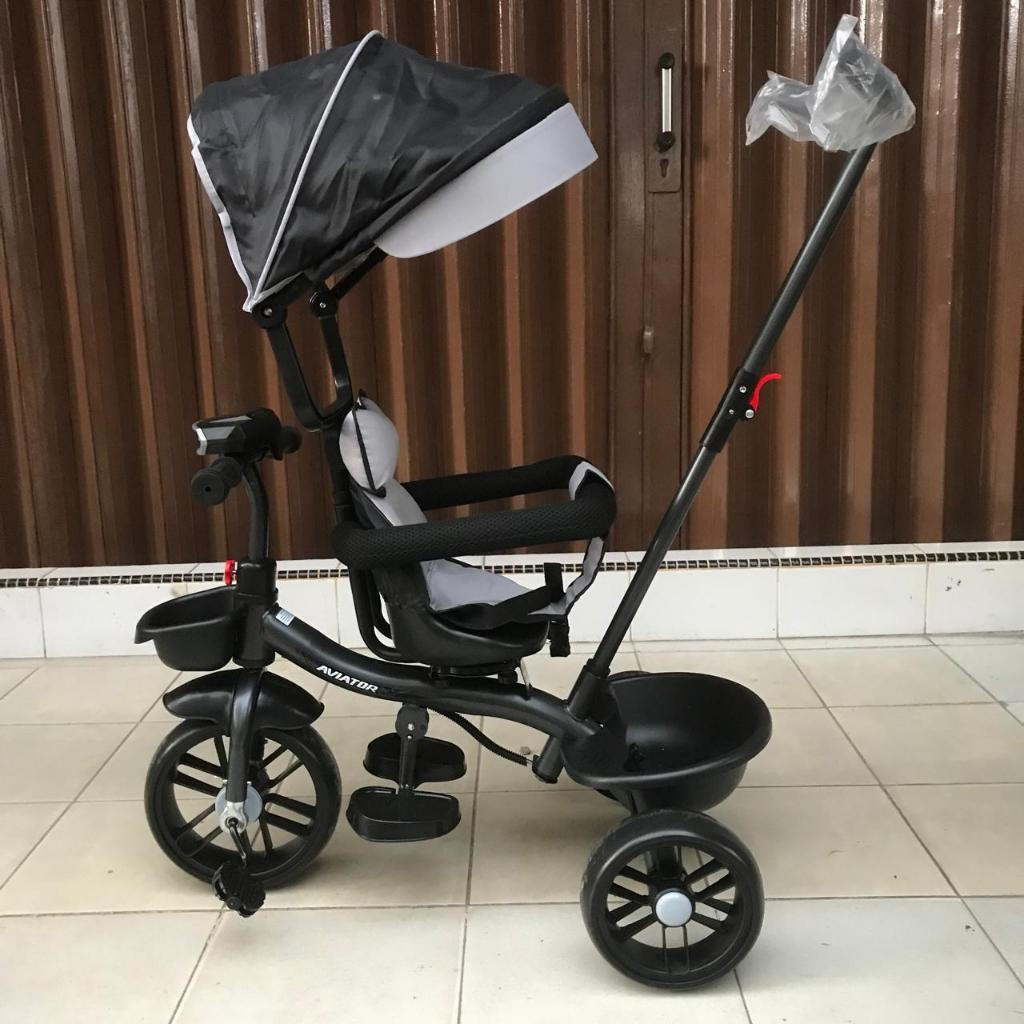 Jual Sepeda Dorong Anak Roda Tiga Tricycle Aviator JOY Shincan Kanopi ...