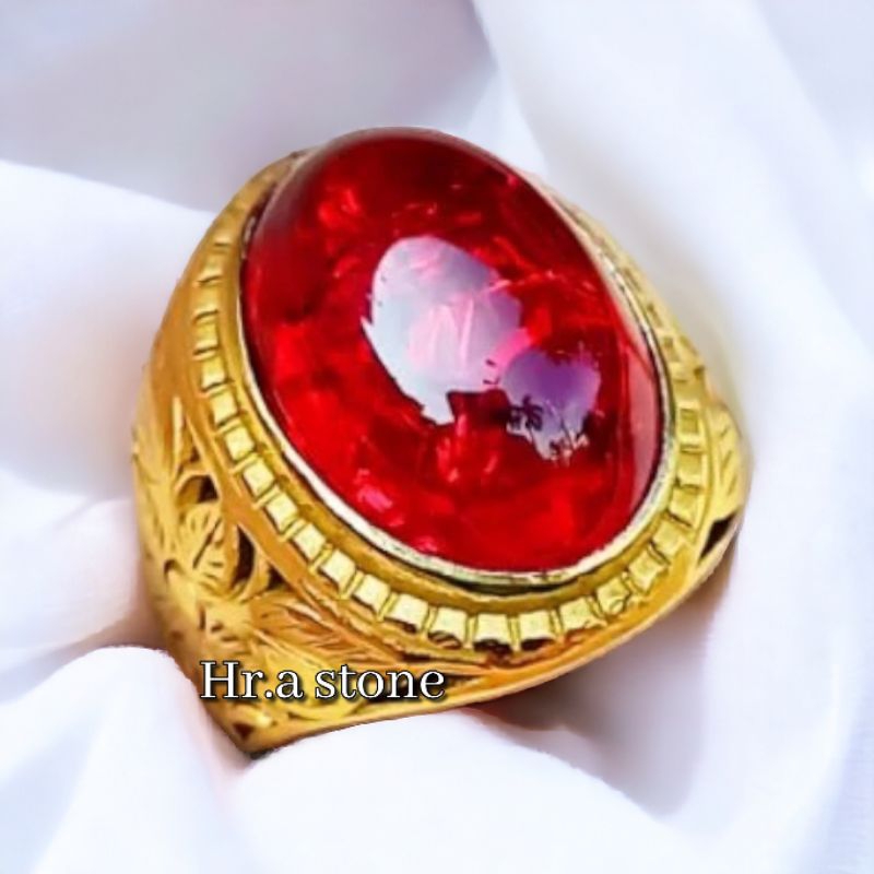 Jual CINCIN BATU MERAH SIAM PECAH SERIBU | Shopee Indonesia