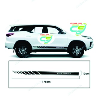 Jual Sticker Stiker Striping List Mobil Fortuner Stiker Side body Mobil ...